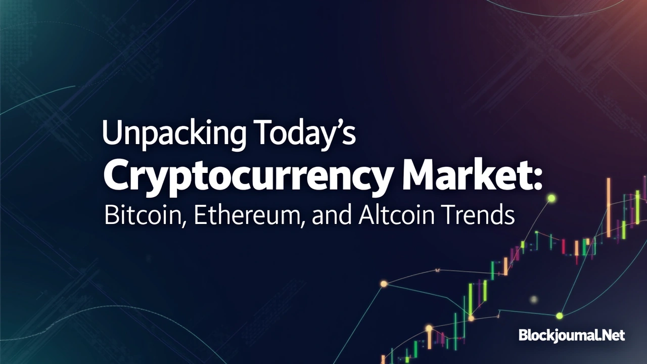 Cryptocurrency Market Today: Bitcoin, Ethereum & Altcoin Prices