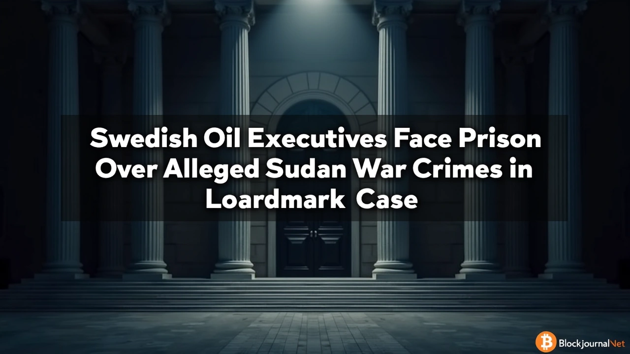 Swedish Oil Executives Face Prison Over Alleged Sudan War Crimes